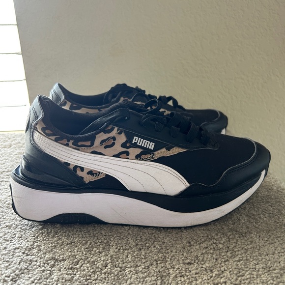 Puma | Shoes | Puma Black And White Sneakers Cruse Rider Roar With ...